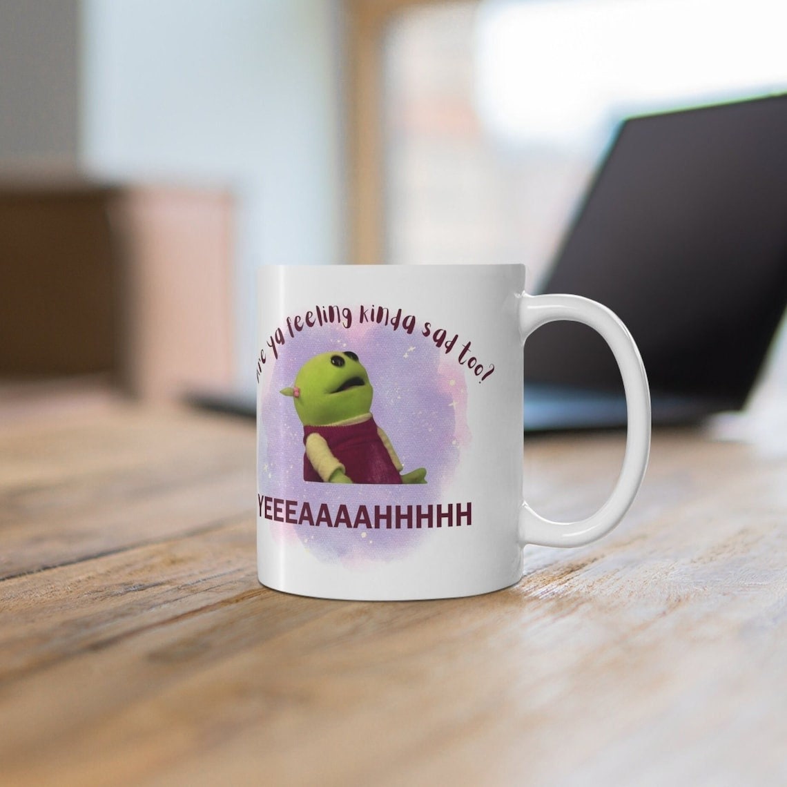 Are You Feeling Mad, Nanalan Meme, Nanalan Peepo Fun Mug, Cute Meme Mug ...