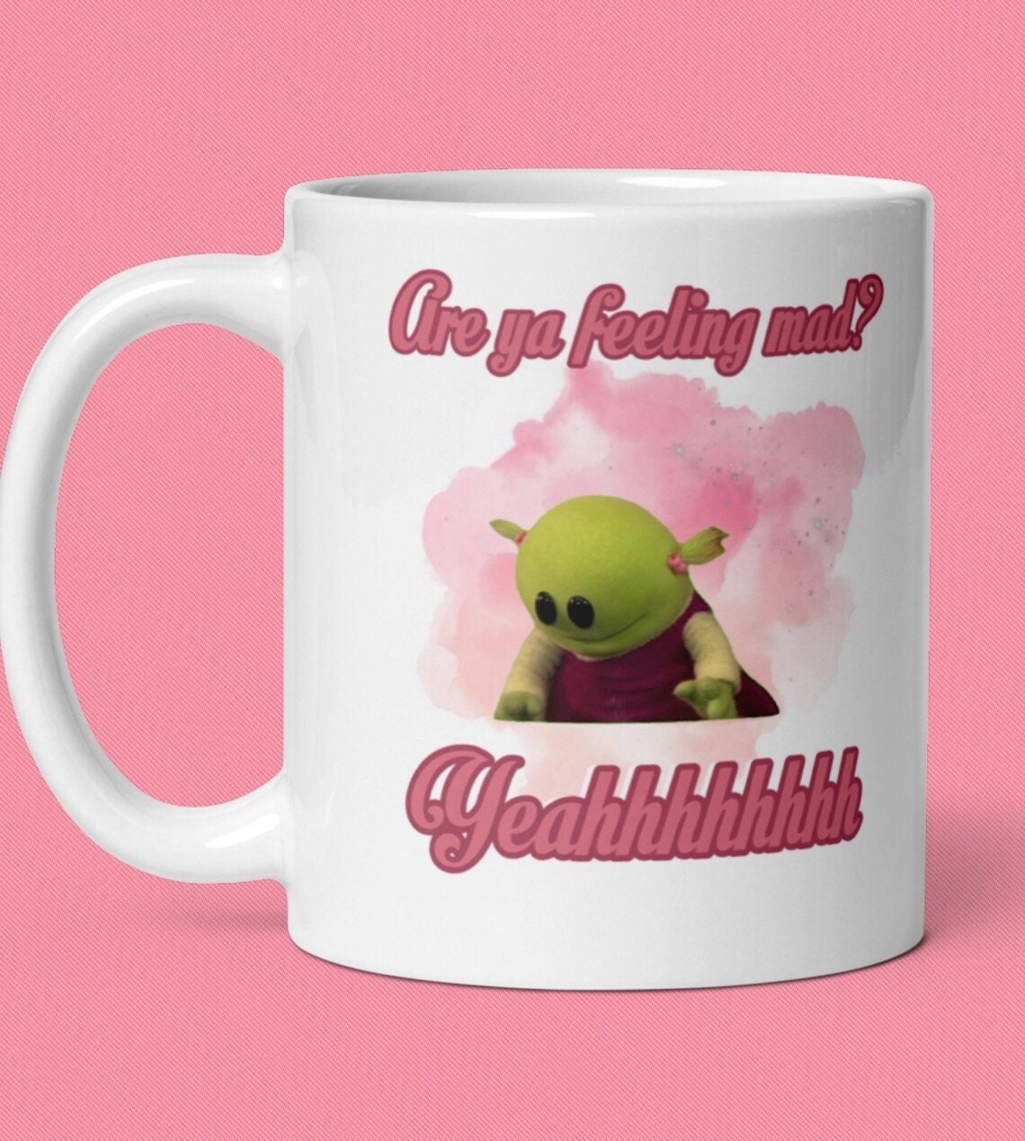 Are You Feeling Mad, Nanalan Meme, Nanalan Peepo Fun Mug, Cute Meme Mug ...