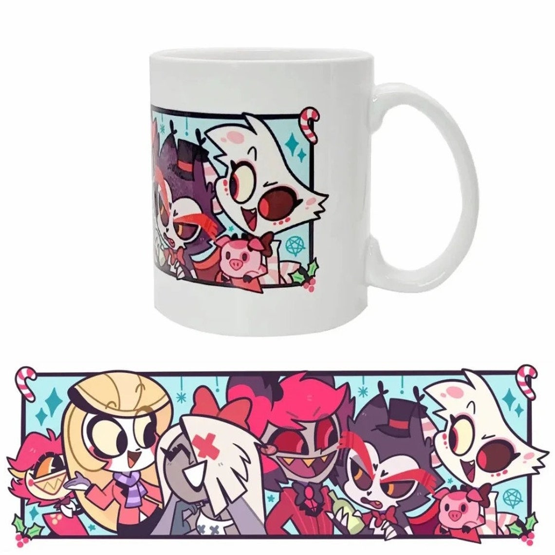 Hazbin Hotel Mug, Hazbin Hotel Coffee Mug, Alastor Tea Mug, Alastor ...