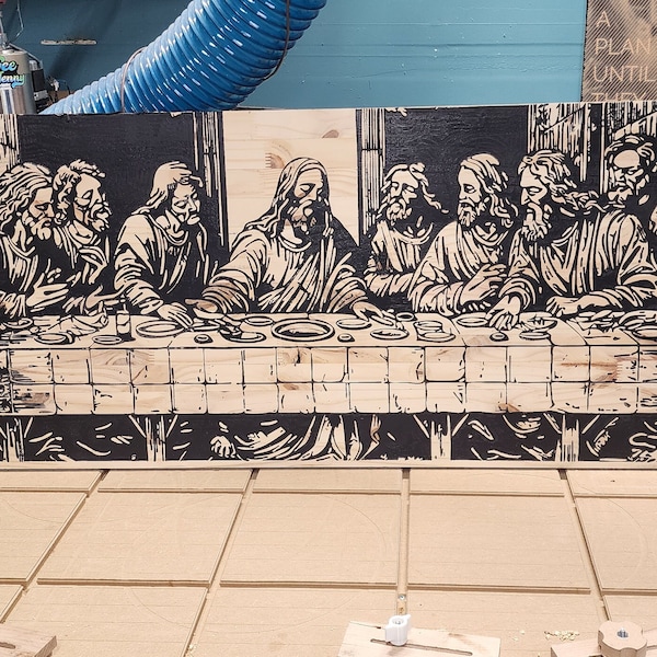 Last Supper Cnc Svg - Etsy