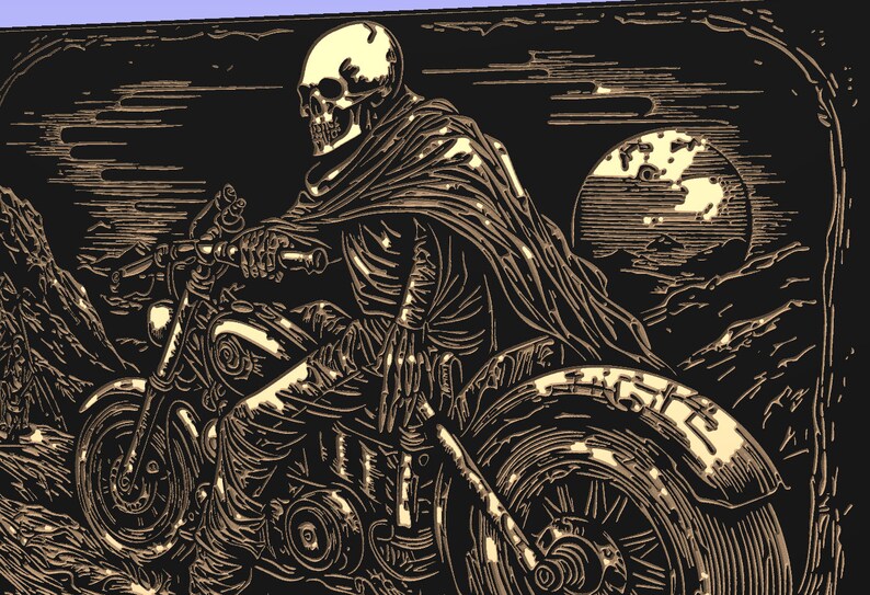 Grim Reaper Svg, Motorcycle Svg Skeleton Svg, SVG, Rustic, Tarot Card ...