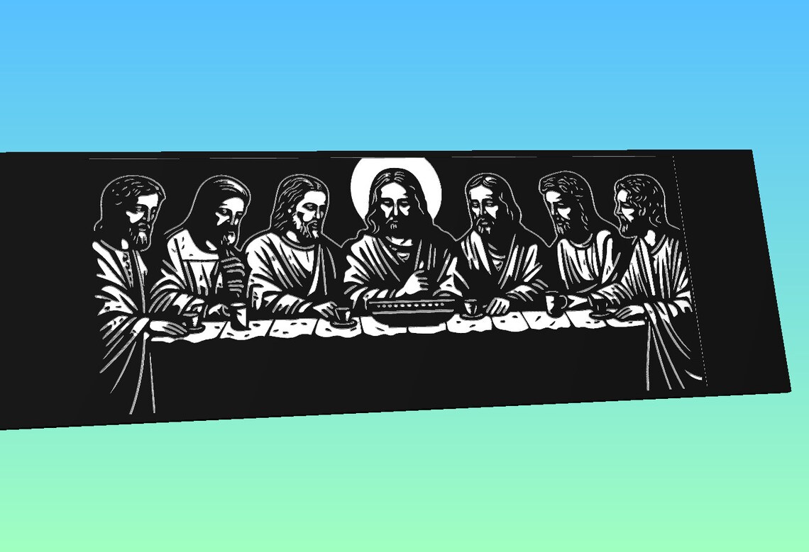 The Last Supper Svg, Jesus Christ Svg, Christian, SVG, Rustic, Jesus ...