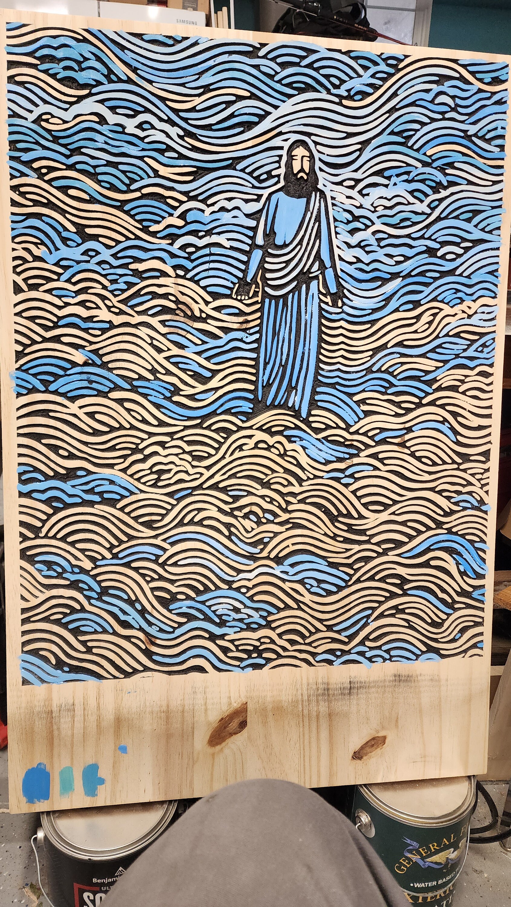 Jesus Walking on Water Svg, Jesus Christ Svg, Ultima Cena, Christian ...