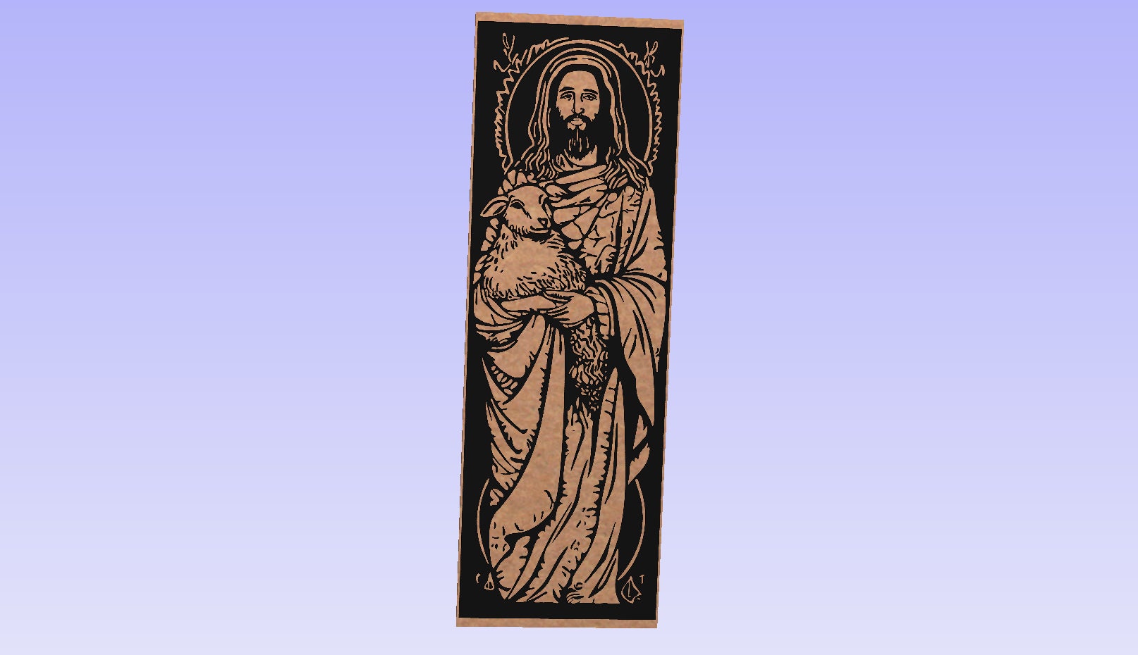 Jesus Christ W Lamb Svg, Jesus Svg, Christian, SVG, Rustic, Black and ...