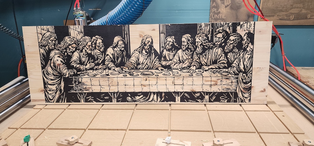 The Last Supper Svg, Jesus Christ Svg, Christian, SVG, Rustic, Jesus ...