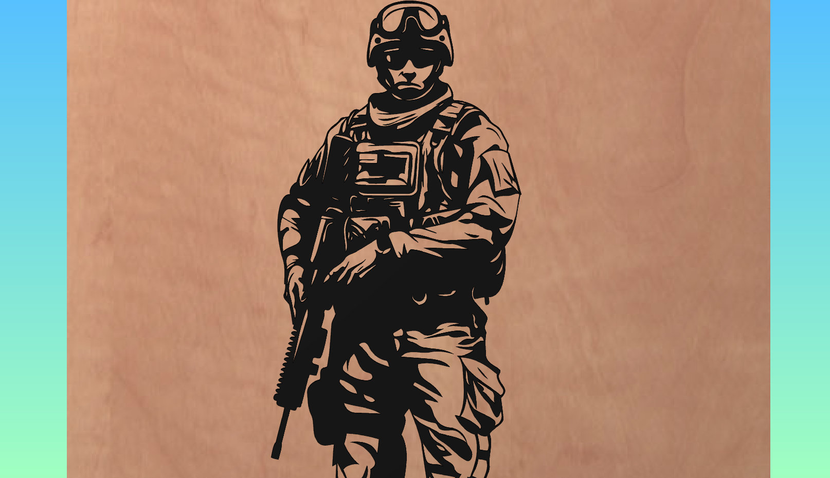 Soldier, Sniper, Swat, Police, Heavy Duty, Warrior, SVG, Black and ...