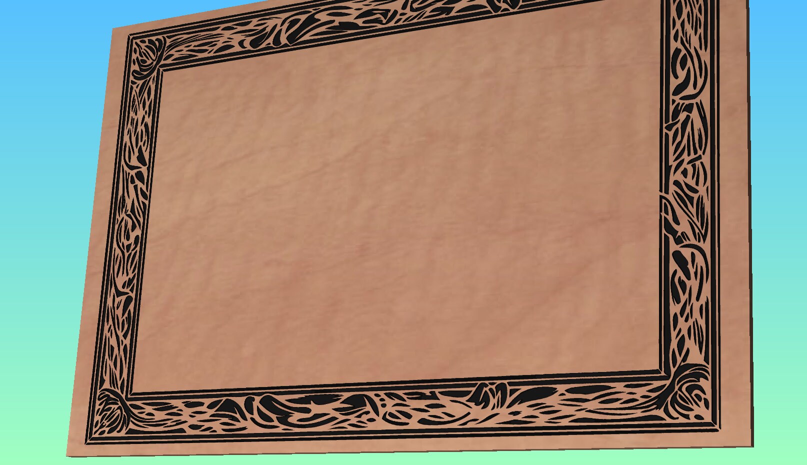 Picture Frames, Border for Cnc, Flourishes, SVG, Rustic, Black and ...