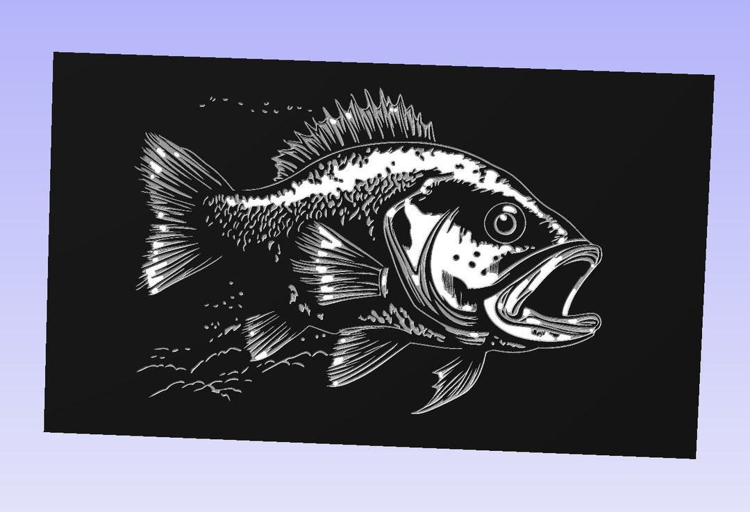 Large Mouth Bass SVG, Fishing, Pdf, Cnc, Laser, - Etsy