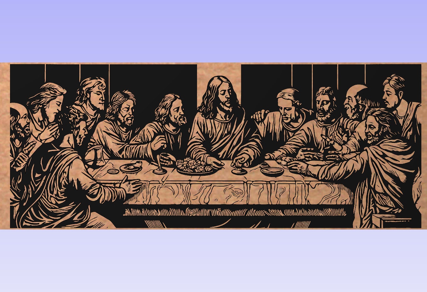 The Last Supper Svg, Jesus Christ Svg, Christian, SVG, Rustic, Jesus ...