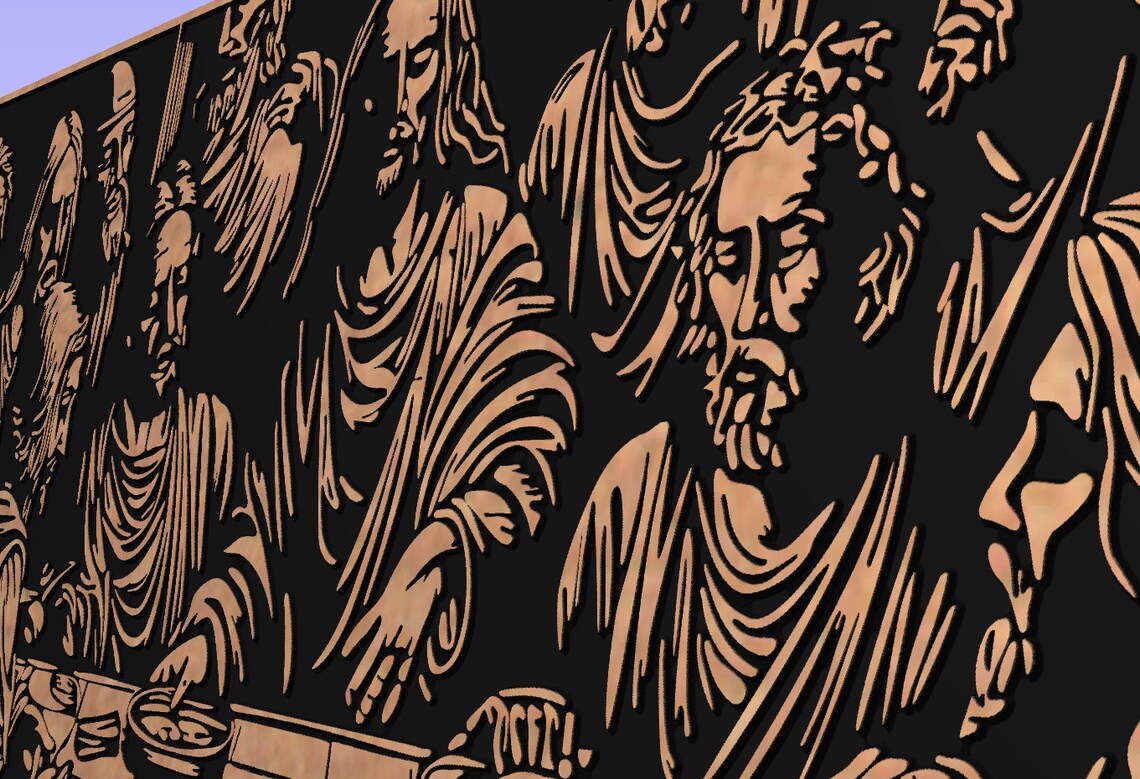 The Last Supper Svg, Jesus Christ Svg, Ultima Cena, Christian, SVG ...