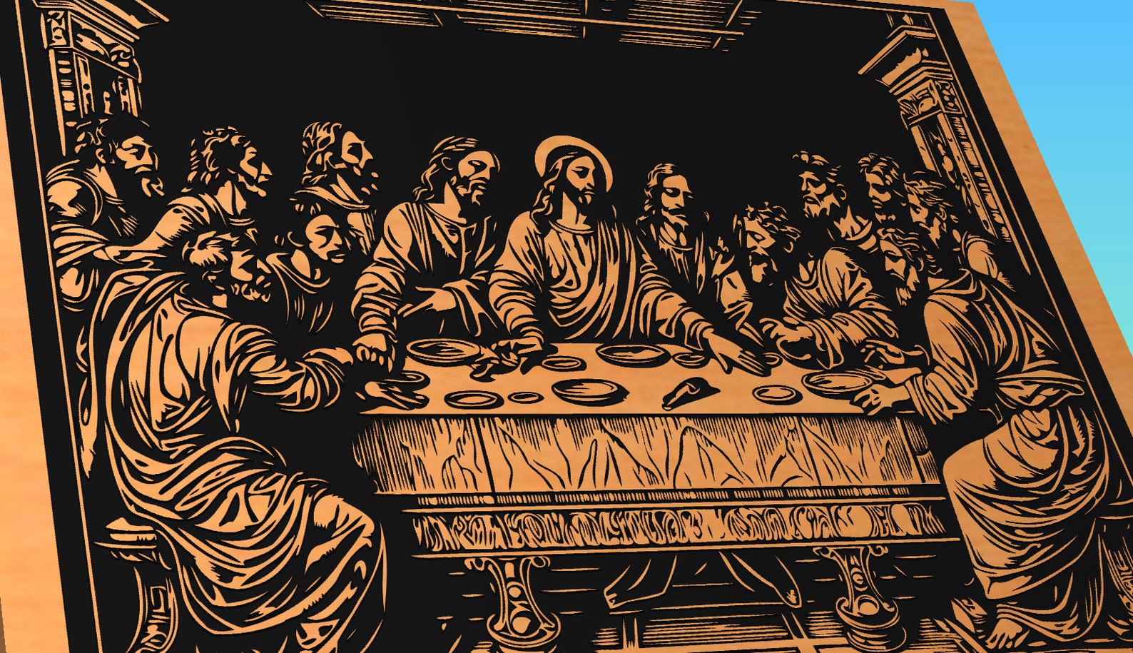 The Last Supper Svg, Jesus Christ Svg, Ultima Cena, Christian, SVG ...