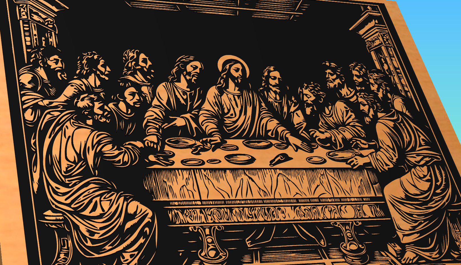 The Last Supper Svg, Jesus Christ Svg, Ultima Cena, Christian, SVG ...