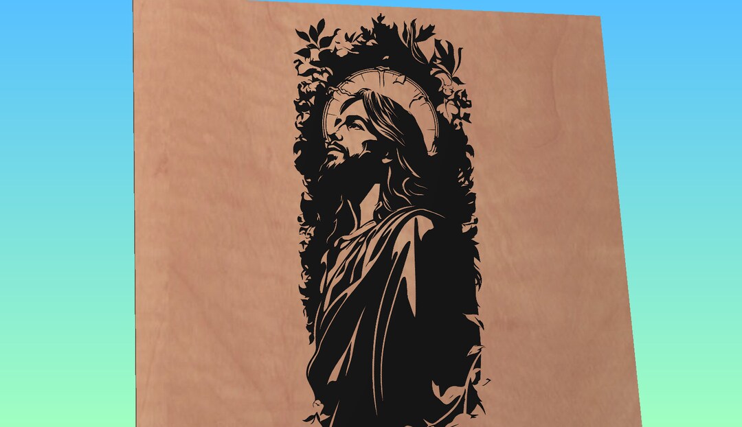 Jesus Christus svg, Jesus svg, christlich, SVG, rustikal, schwarz und ...