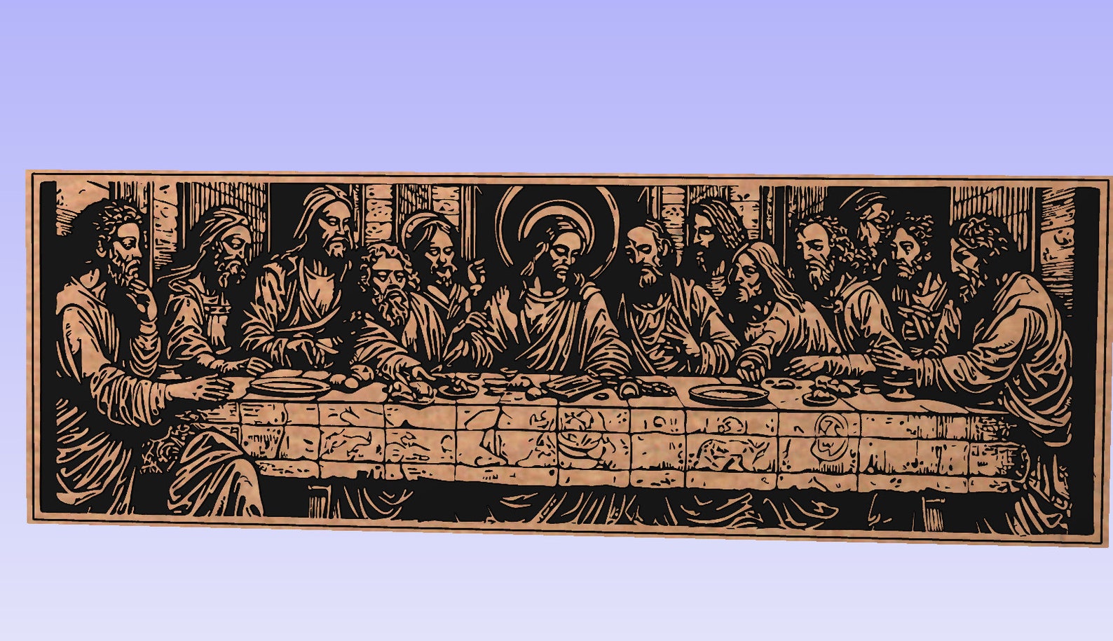 The Last Supper Svg, Jesus Christ Svg, Christian, Ultima Cena SVG ...