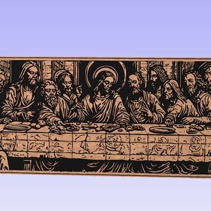 The Last Supper Svg, Jesus Christ Svg, Christian, Ultima Cena SVG ...