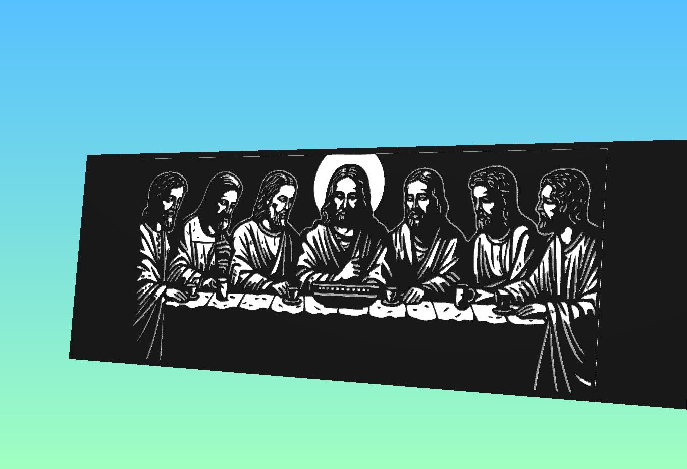 The Last Supper Svg, Jesus Christ Svg, Christian, SVG, Rustic, Jesus ...