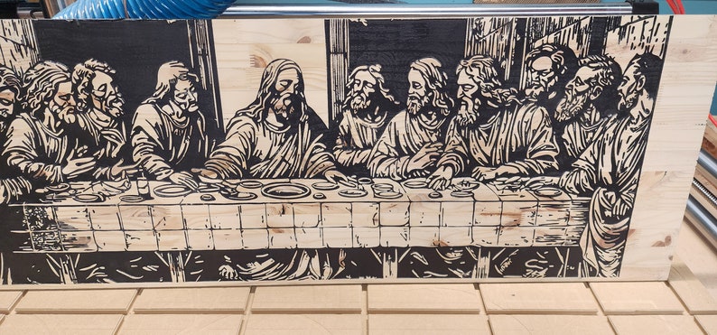 The Last Supper Svg, Jesus Christ Svg, Christian, SVG, Rustic, Jesus ...