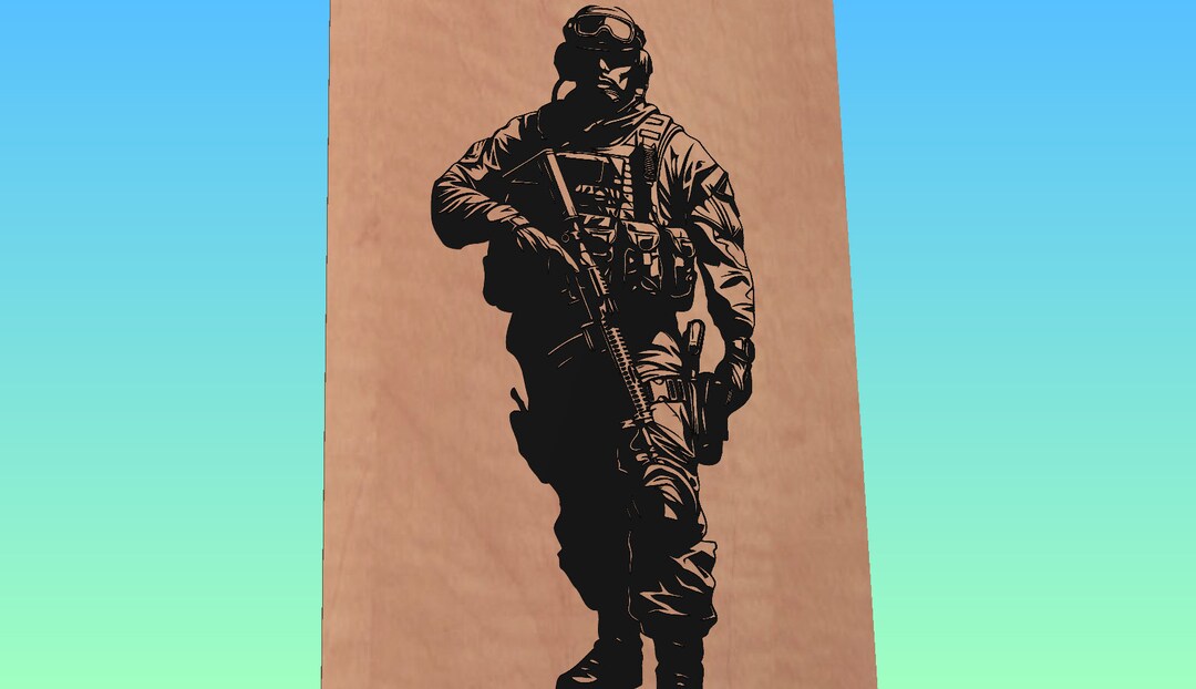 Soldier, Swat, Police, Heavy Duty, Warrior, SVG, Black and White ...