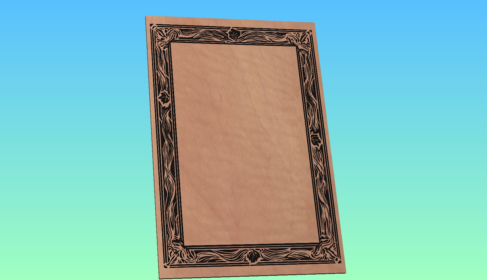 Picture Frames, Border for Cnc, Flourishes, SVG, Rustic, Black and ...