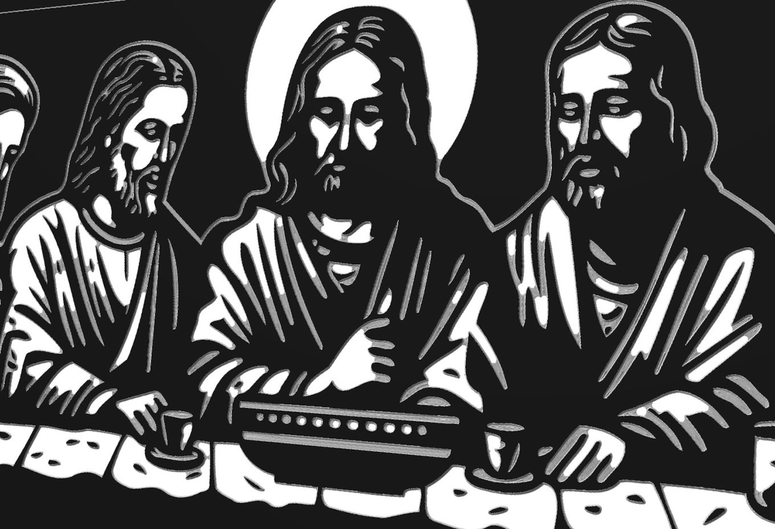 The Last Supper Svg, Jesus Christ Svg, Christian, SVG, Rustic, Jesus ...