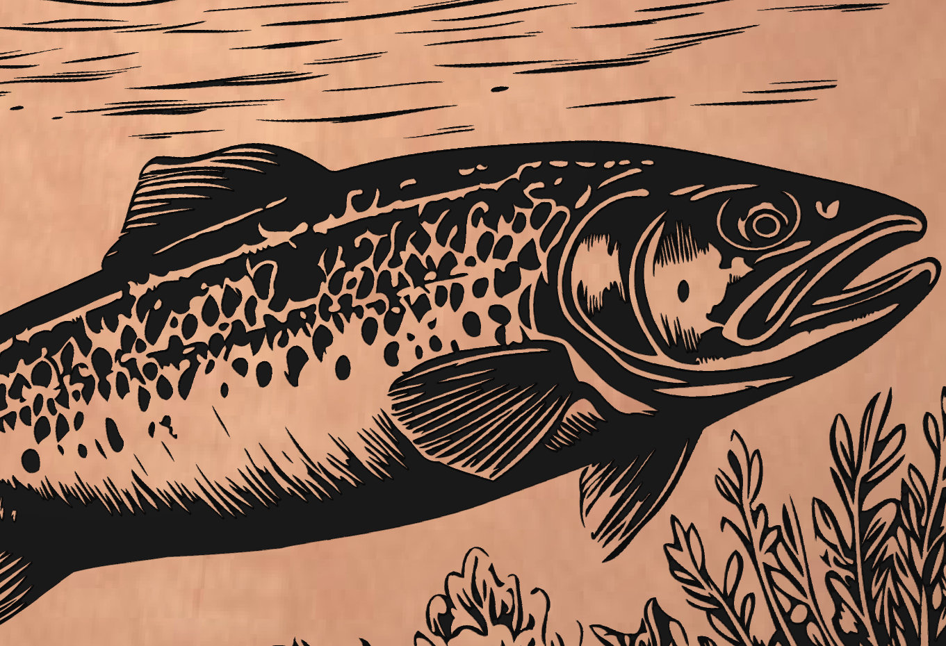 Rainbow Trout SVG, Fishing, Pdf, Cnc, Dxf - Etsy