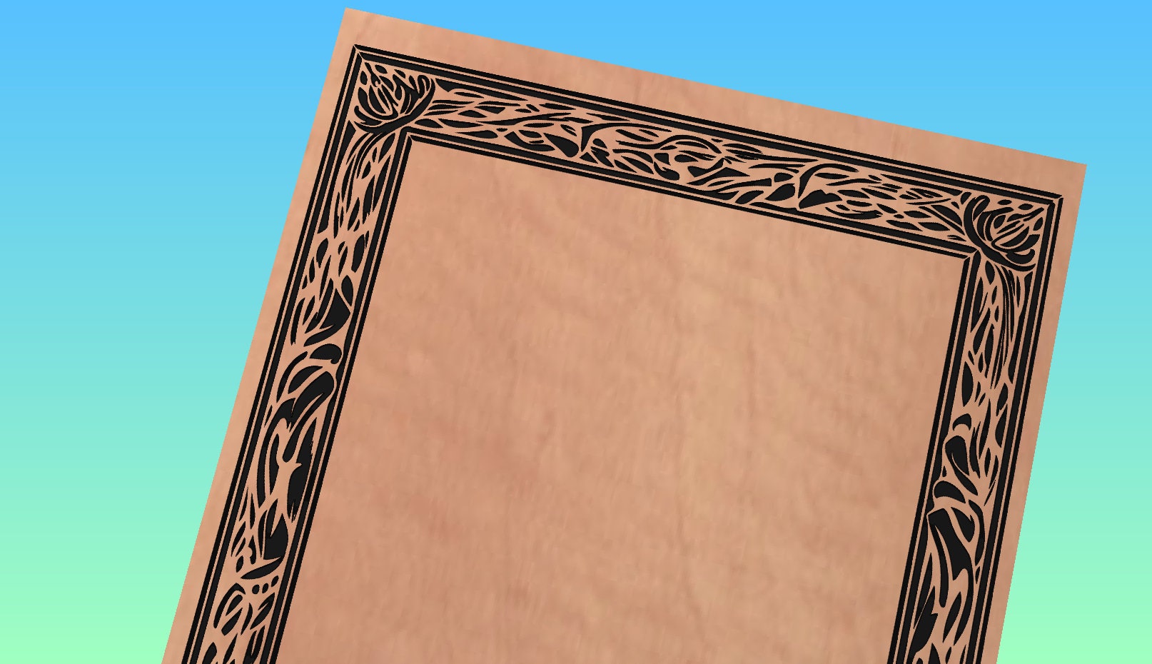 Picture Frames, Border for Cnc, Flourishes, SVG, Rustic, Black and ...