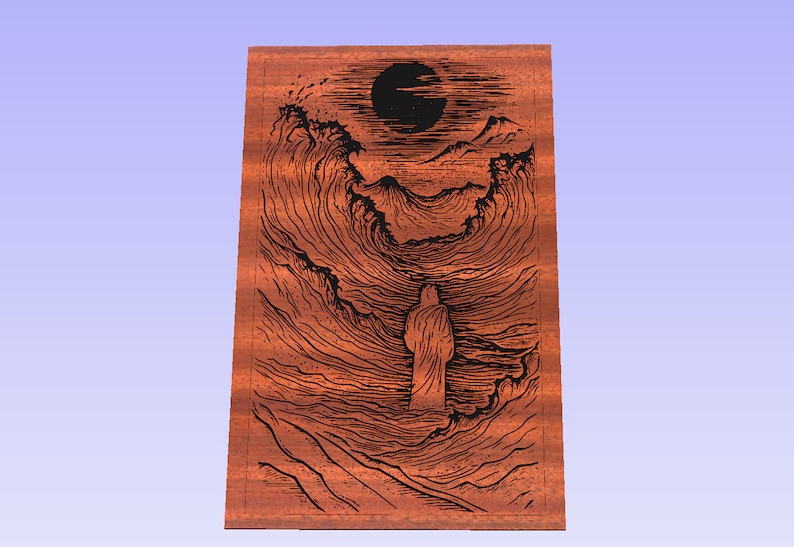 Moses Svg Parting the Red Sea, Christian, SVG, Rustic, Black and White ...