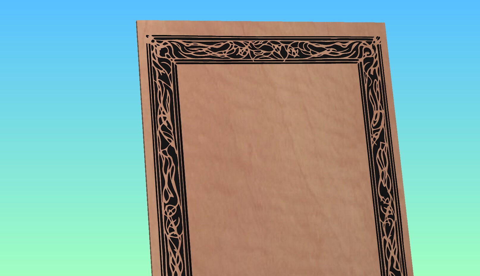 Picture Frames, Border for Cnc, Flourishes, SVG, Rustic, Black and ...