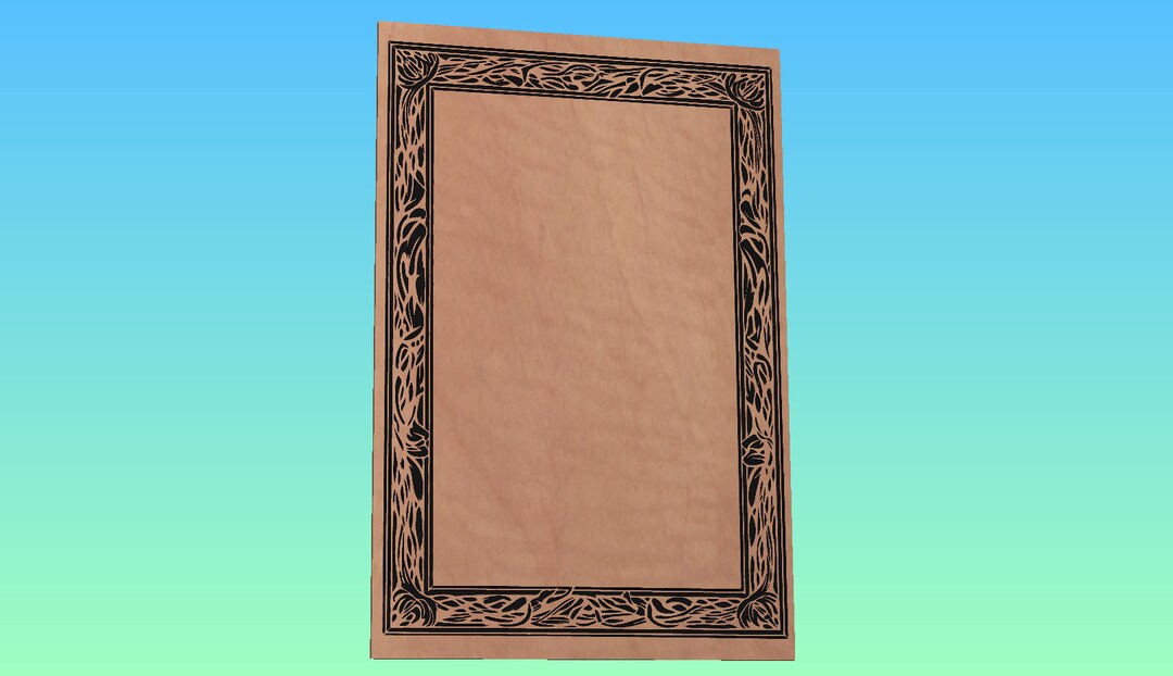 Picture Frames, Border for Cnc, Flourishes, SVG, Rustic, Black and ...