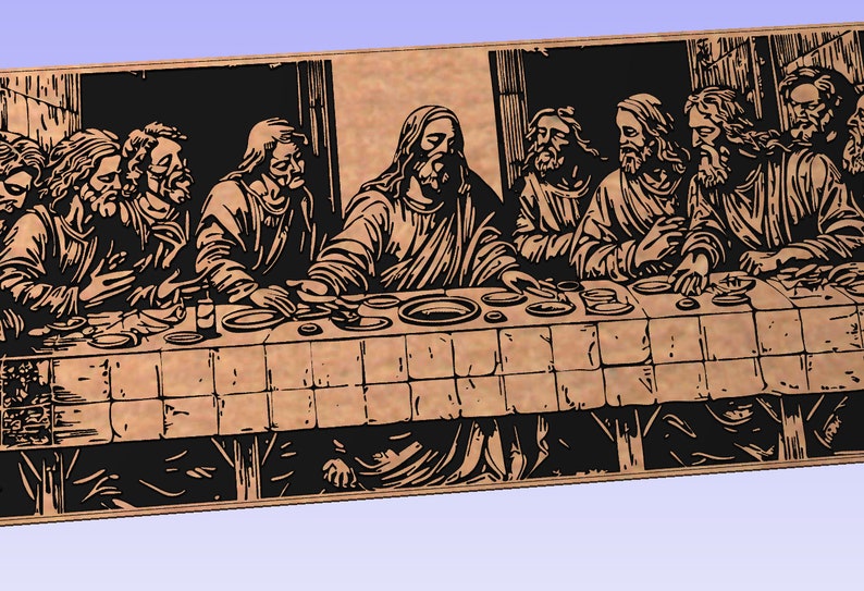 The Last Supper Svg, Jesus Christ Svg, Christian, SVG, Rustic, Jesus ...