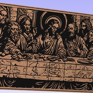 The Last Supper Svg, Jesus Christ Svg, Christian, Ultima Cena SVG ...
