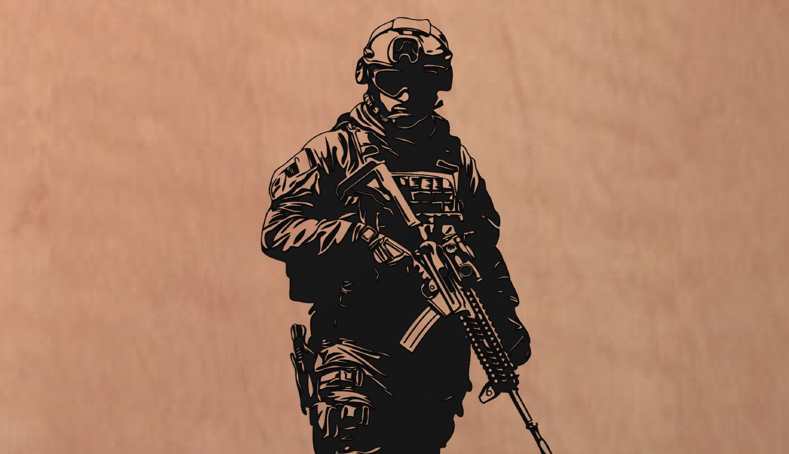 Soldier, Swat, Police, Heavy Duty, Warrior, SVG, Black and White ...