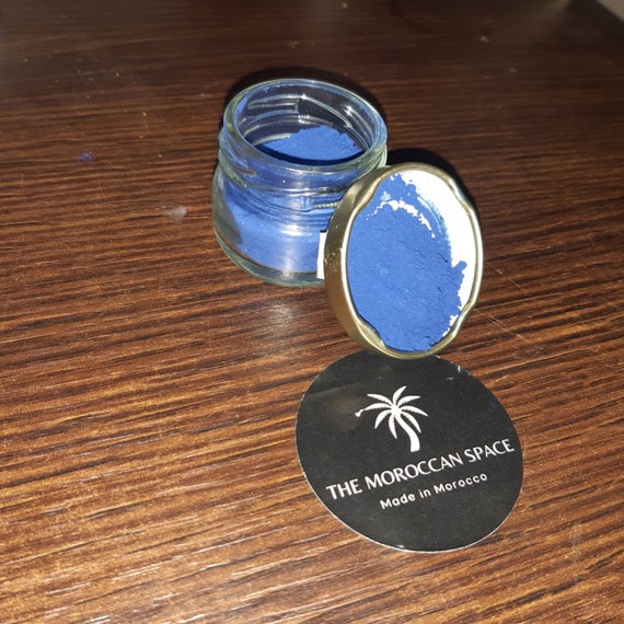 Original Moroccan Blue Nila Powder Face & Body Mask - Etsy