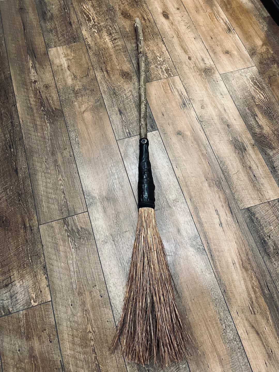 Wicked Broom Witch Broom Elphaba Broom Witch Besom Black Etsy