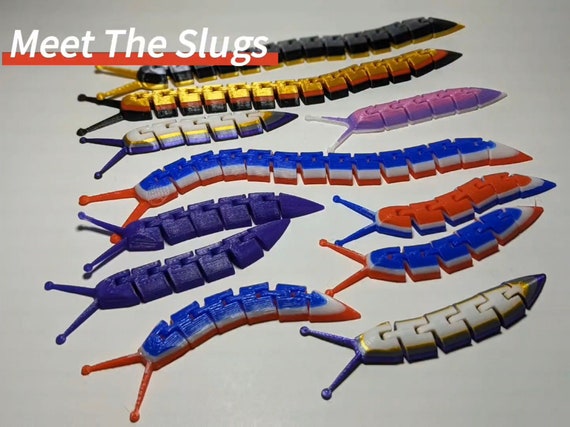 Trendy Bendy 3D Printed Slugs - Etsy