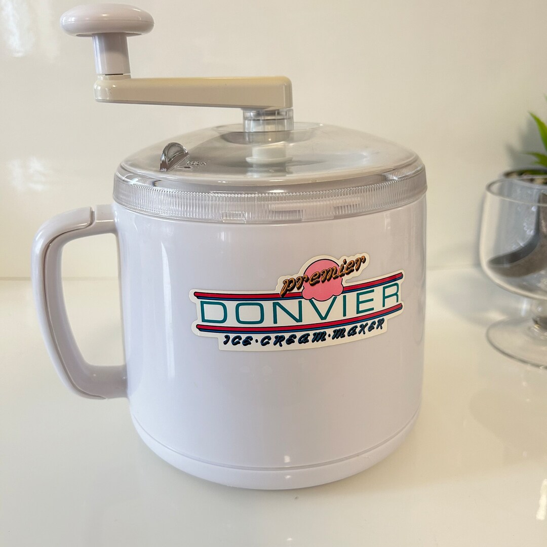 Ice Cream Maker Manual Vintage Kitchen Appliances Rustic Ice Cream ...