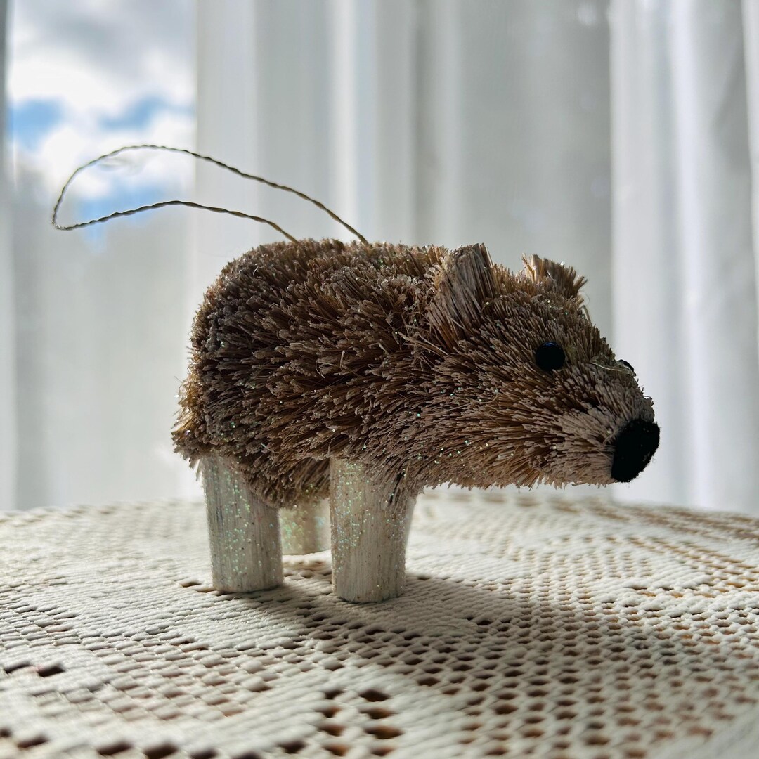 Buri Bristle Bear Christmas Ornament Christmas Gift for Kidsorganic ...