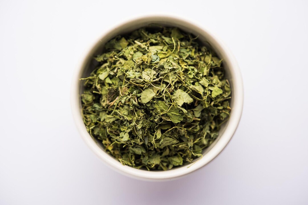 Dried Fenugreek Leaves Methi Leaf Herbal Tea Natural Wellness Organic ...