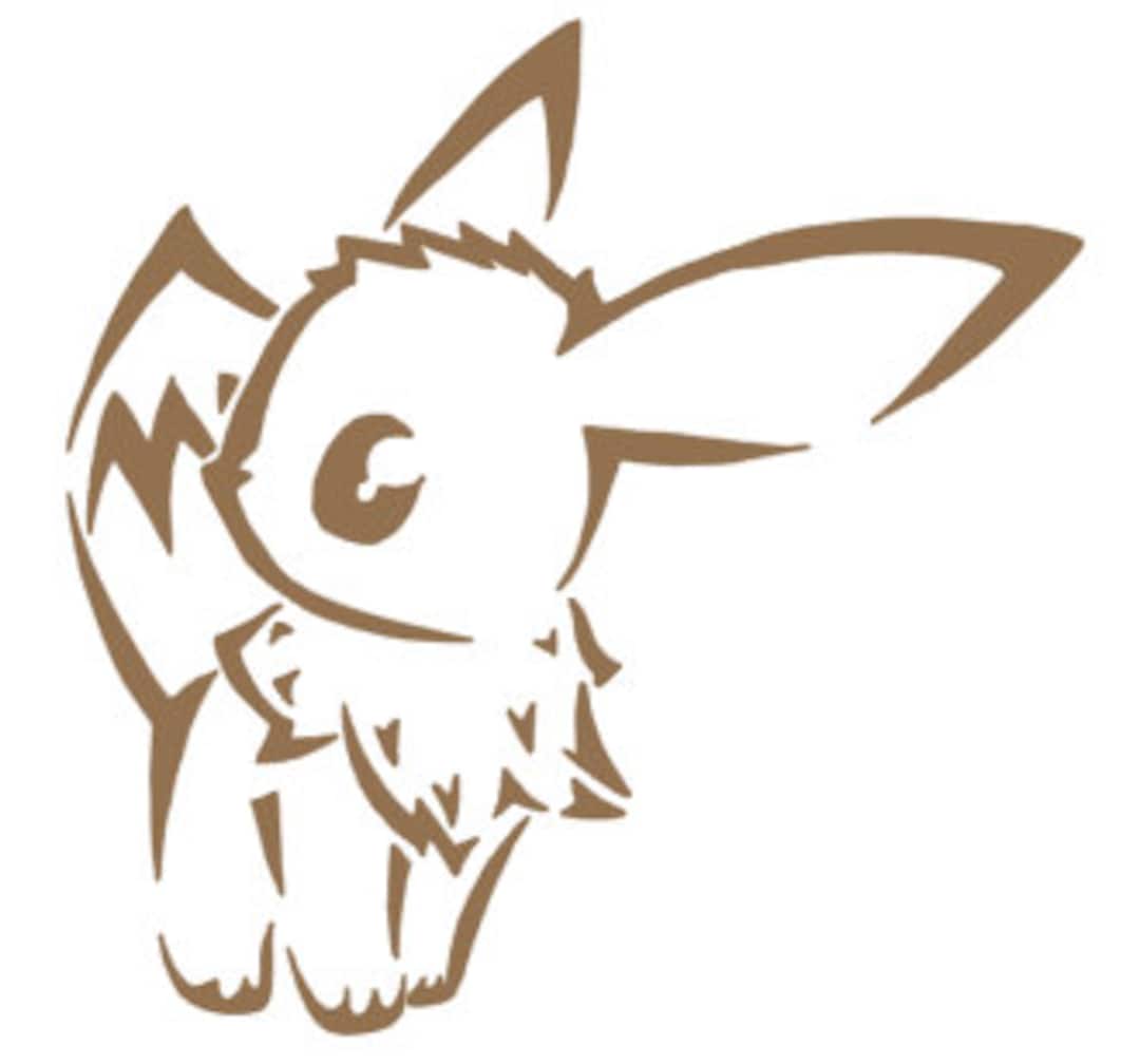 Eevee-cute Vinyl Decal - Etsy