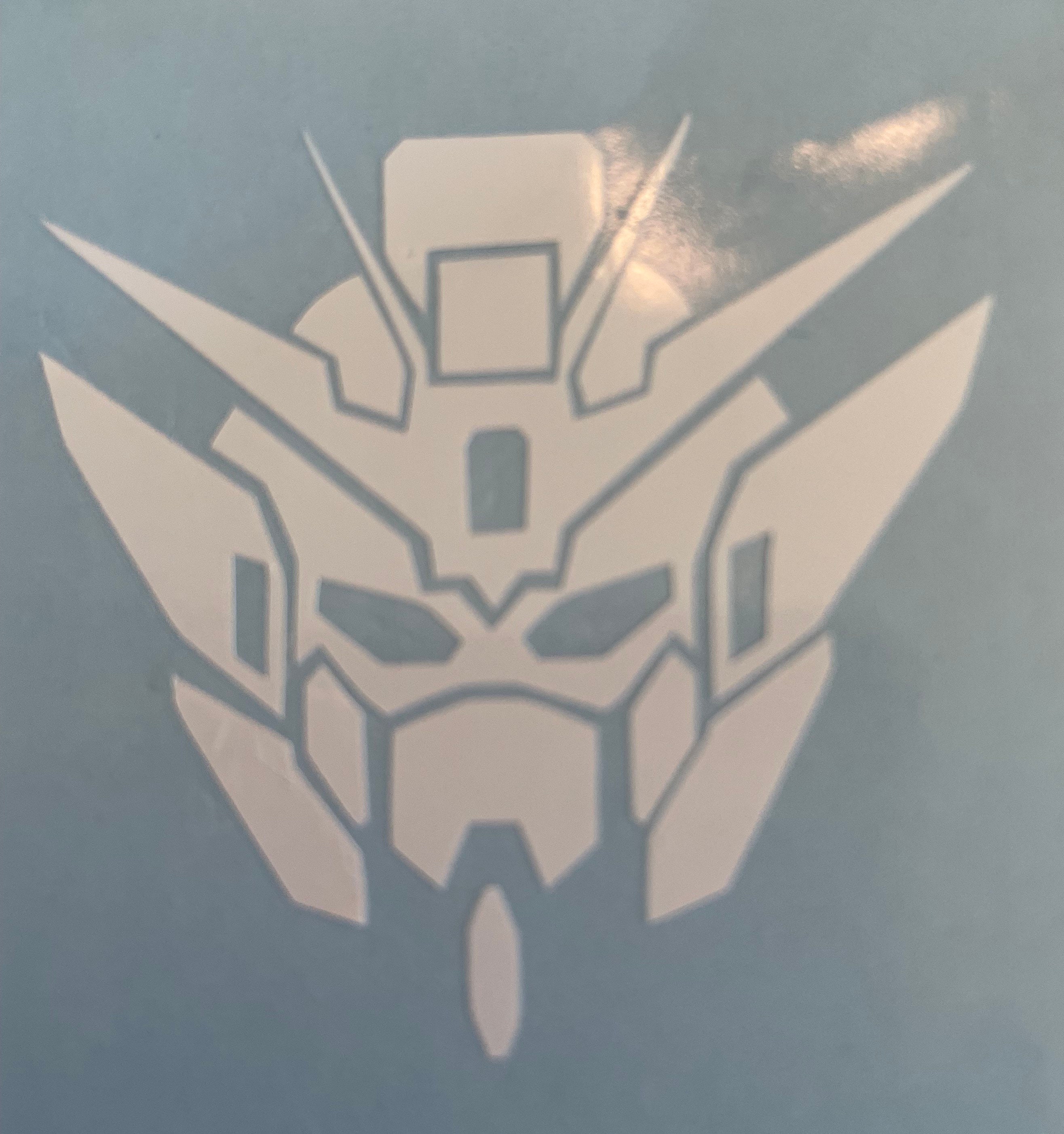 Gundam Head Vinyl Decal - Etsy