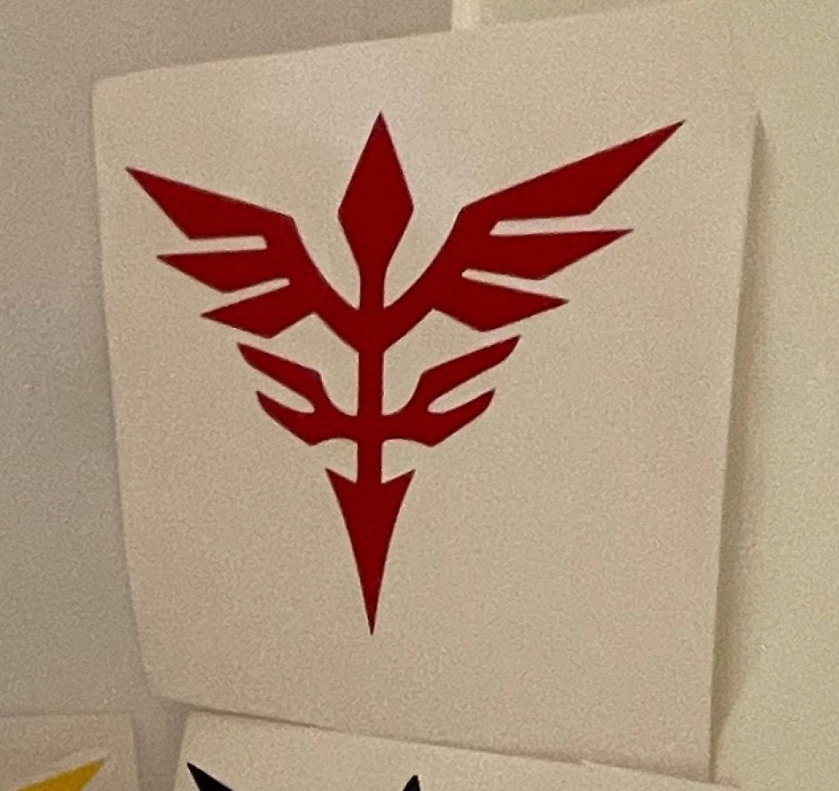 Neo Zeon Gundam Decal - Etsy