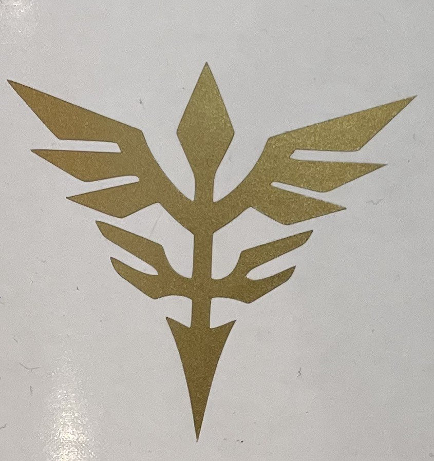 Neo Zeon Gundam Decal - Etsy