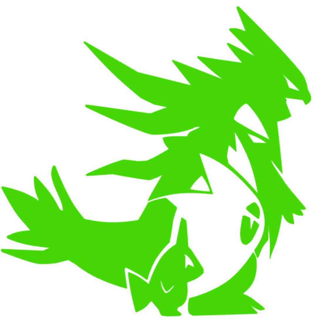Tyranitar Evolution Group (all Side Views) Vinyl Decal - Etsy