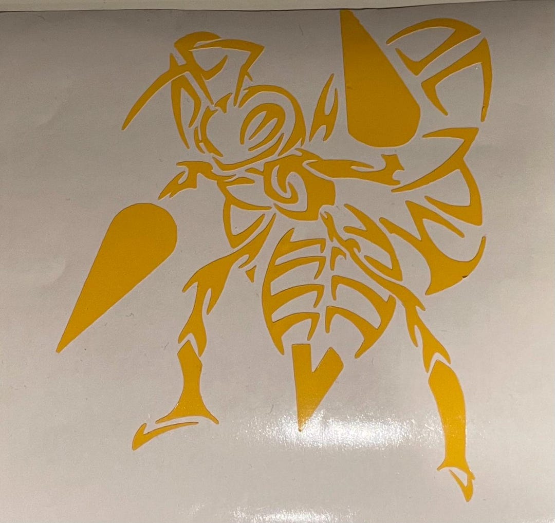 Tribal Beedrill Vinyl Decal - Etsy