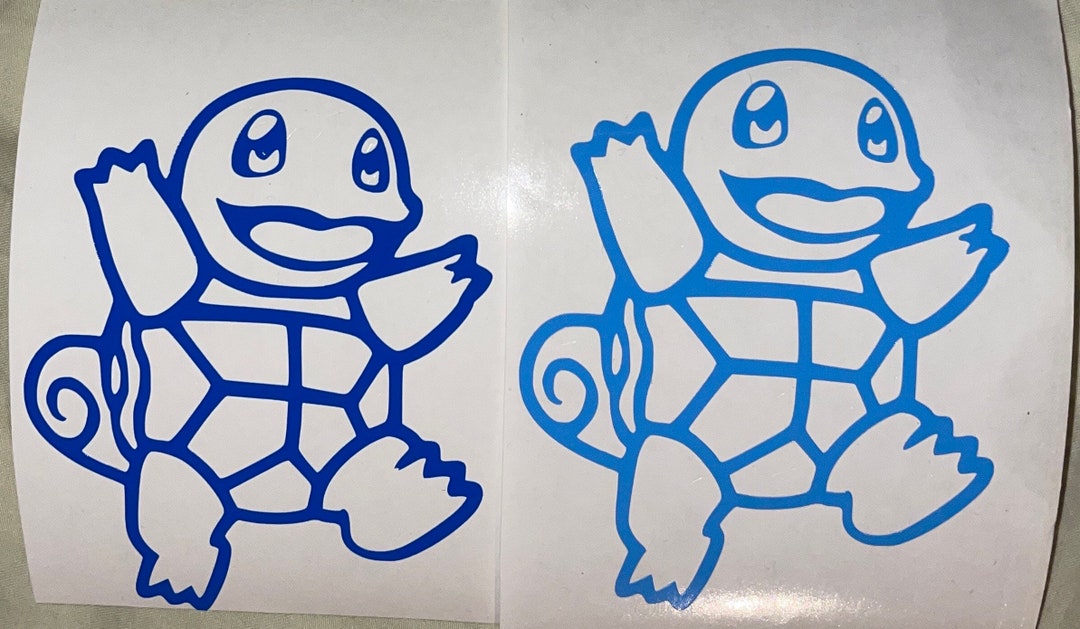 Squirtle Vinyl Decal - Etsy