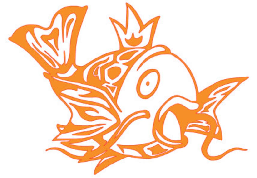 Tribal Magikarp Vinyl Decal - Etsy