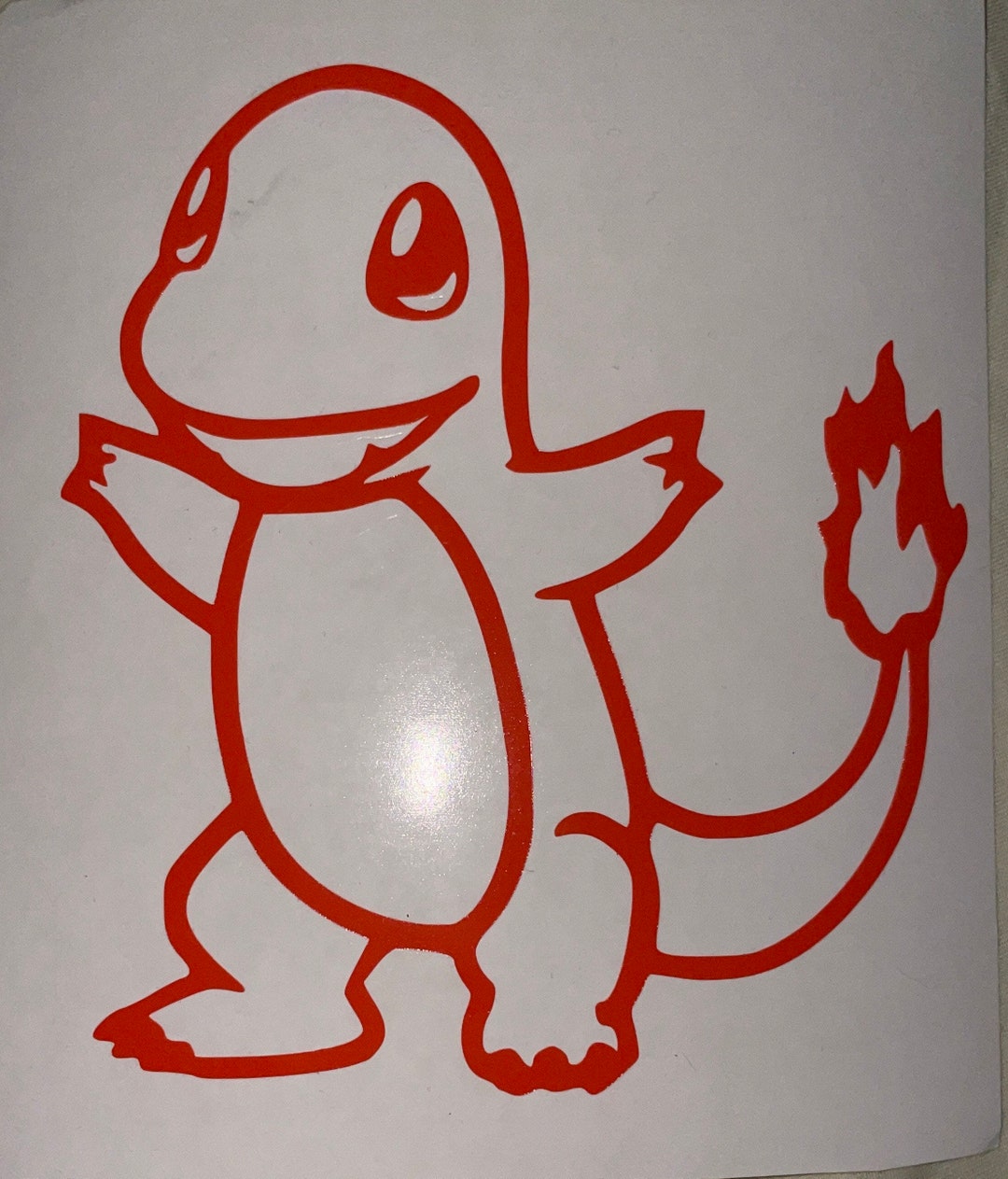 Charmander Vinyl Decal - Etsy
