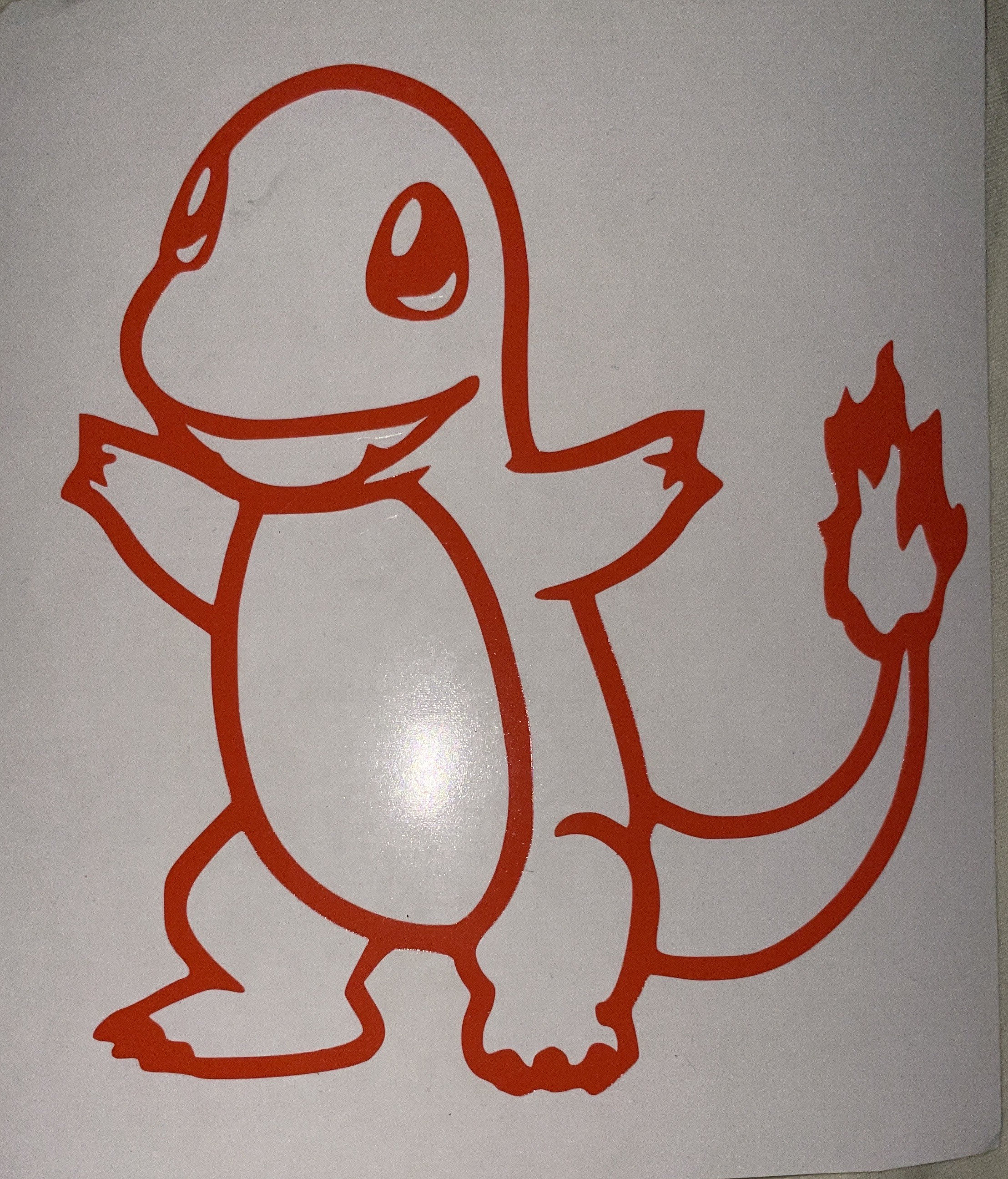 Charmander Vinyl Decal - Etsy