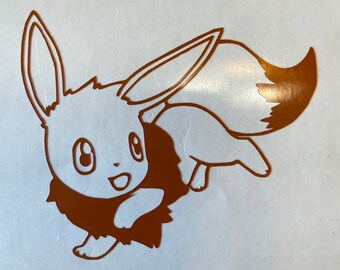 Eevee Vinyl Decal - Etsy