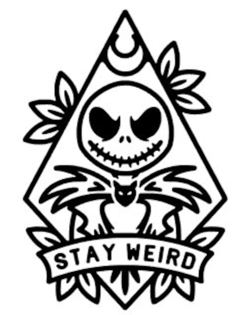 Stay Weird Vinyl Decal - Etsy